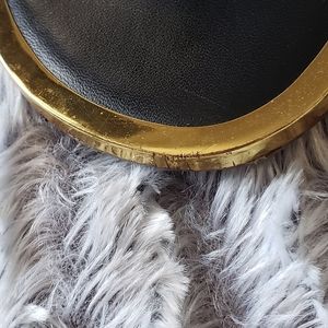 Mossimo Supply Co. | Shoes | Mossimo Supply Co Metallic Gold Toe Thong ...